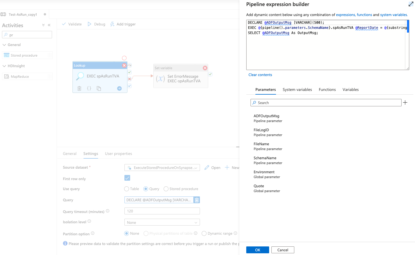 Azure Data Factory Lookup Activity Microsoft Qanda