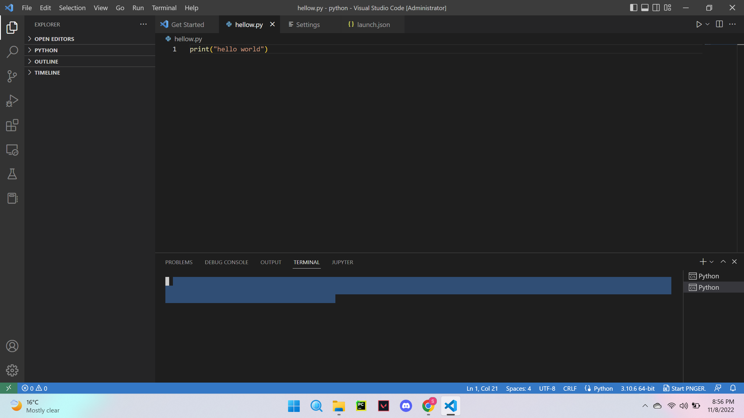 Visual Studio Code Terminal Error Solved Youtube How To Run A Go Visual Studio Code Terminal Error Solved Youtube How To Run A Go