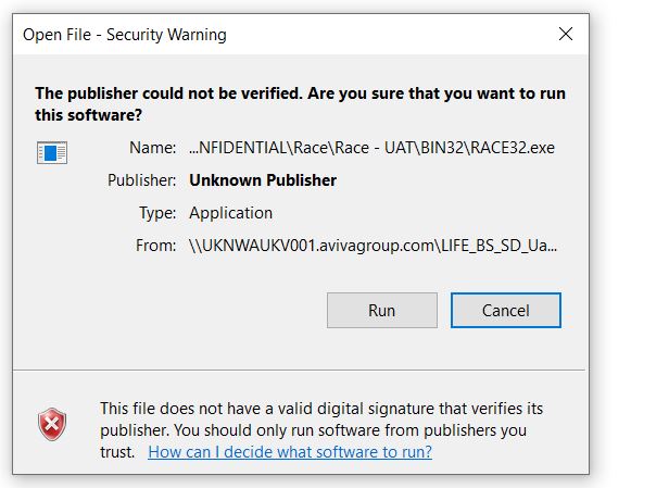 Dotnetcore 6 Winform App Unknown Publisher Popup On Opening Exe Microsoft Qanda