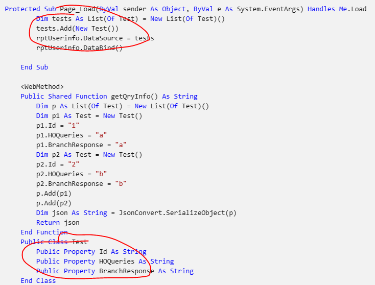 How to bind data in Repeater in Json - Microsoft Q&A How to bind data in Repeater in Json - Microsoft Q&A