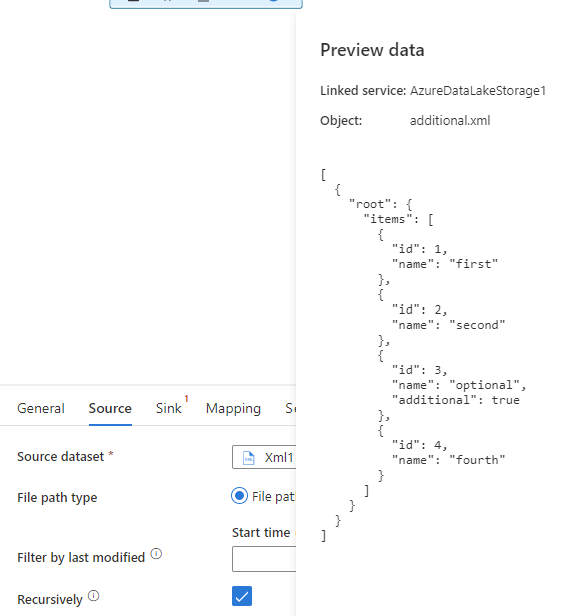 Azure Data Factory - is there a way to preserve xml being returned from ... Azure Data Factory - is there a way to preserve xml being returned from ...