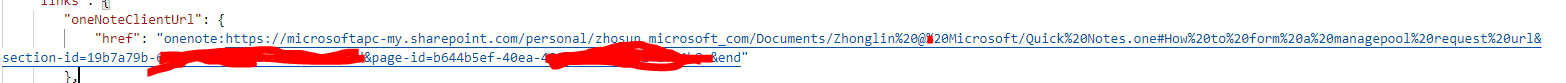 How Can I Get Onenote Content Using Onenoteclienturl Or Onenoteweburl Using Graph Api