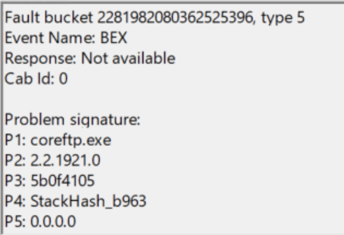BEX Error when DEP is on - Microsoft Q&A