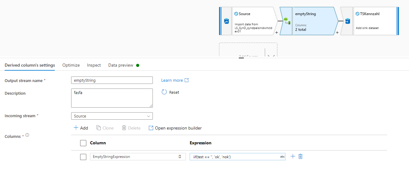 Adf Data Flow Empty String Handling Microsoft Qanda