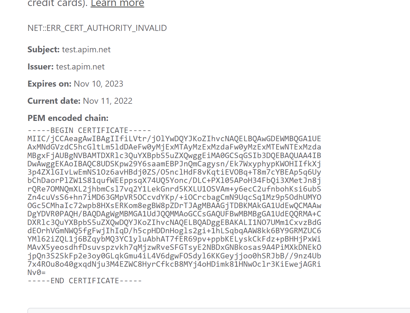 Azure Apim Selfhosted Gateway Certificate Update Issue Microsoft Qanda