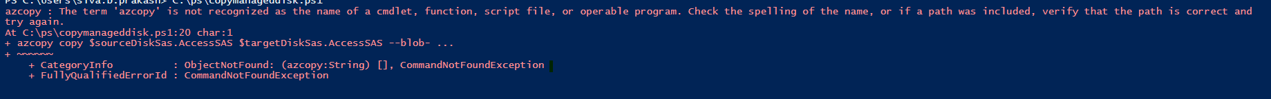 managed disk move to different location(region) - Microsoft Q&A
