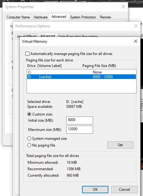 OS crash dump vs page file - Microsoft Q&A