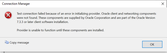 Microsoft Ole Db Provider For Oracle Not Working Microsoft Qanda 1397
