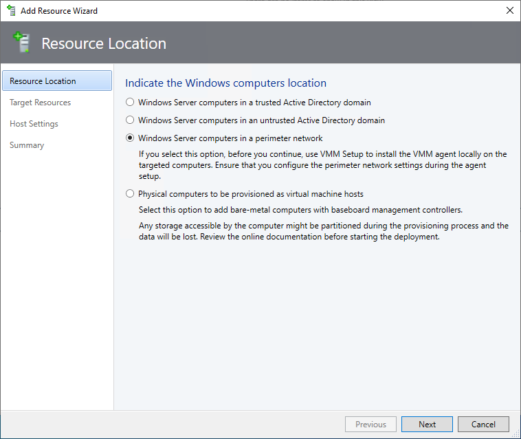 Problems adding Windows 10 Enterprise (22H2) Hyper-V host to System Center 2022 VMM - Microsoft Q&A