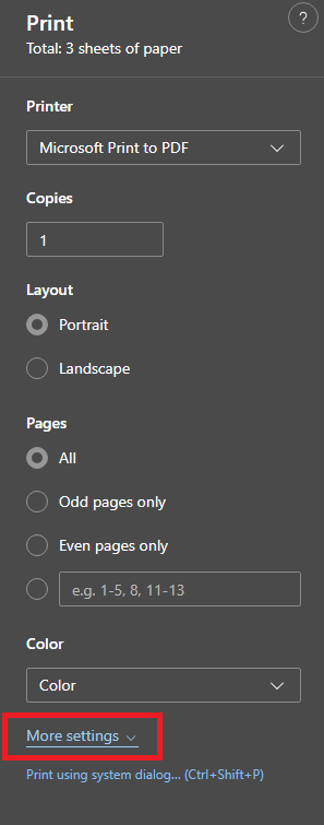 How to change the page size of Export to pdf in Onenote? - Microsoft Q&A