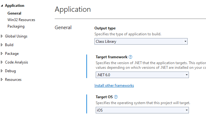 I am unable to change the runtime for my iOS- binding project from net7 to net6 - Microsoft Q&A