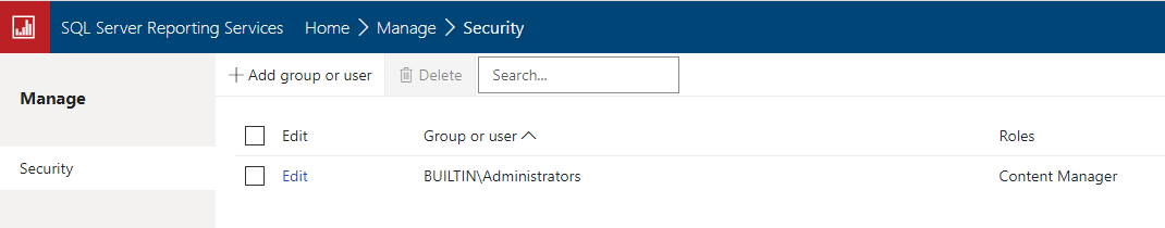 SSRS User does not have the New Upload Publish - Microsoft Q&A