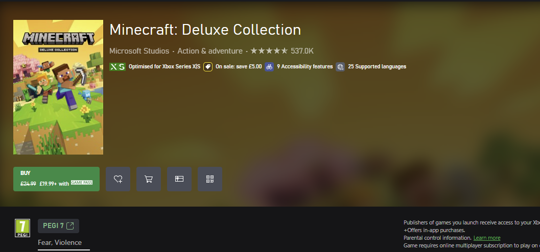I bough Minecraft Java & Bedrock Edition Deluxe Collection as gift, but ...