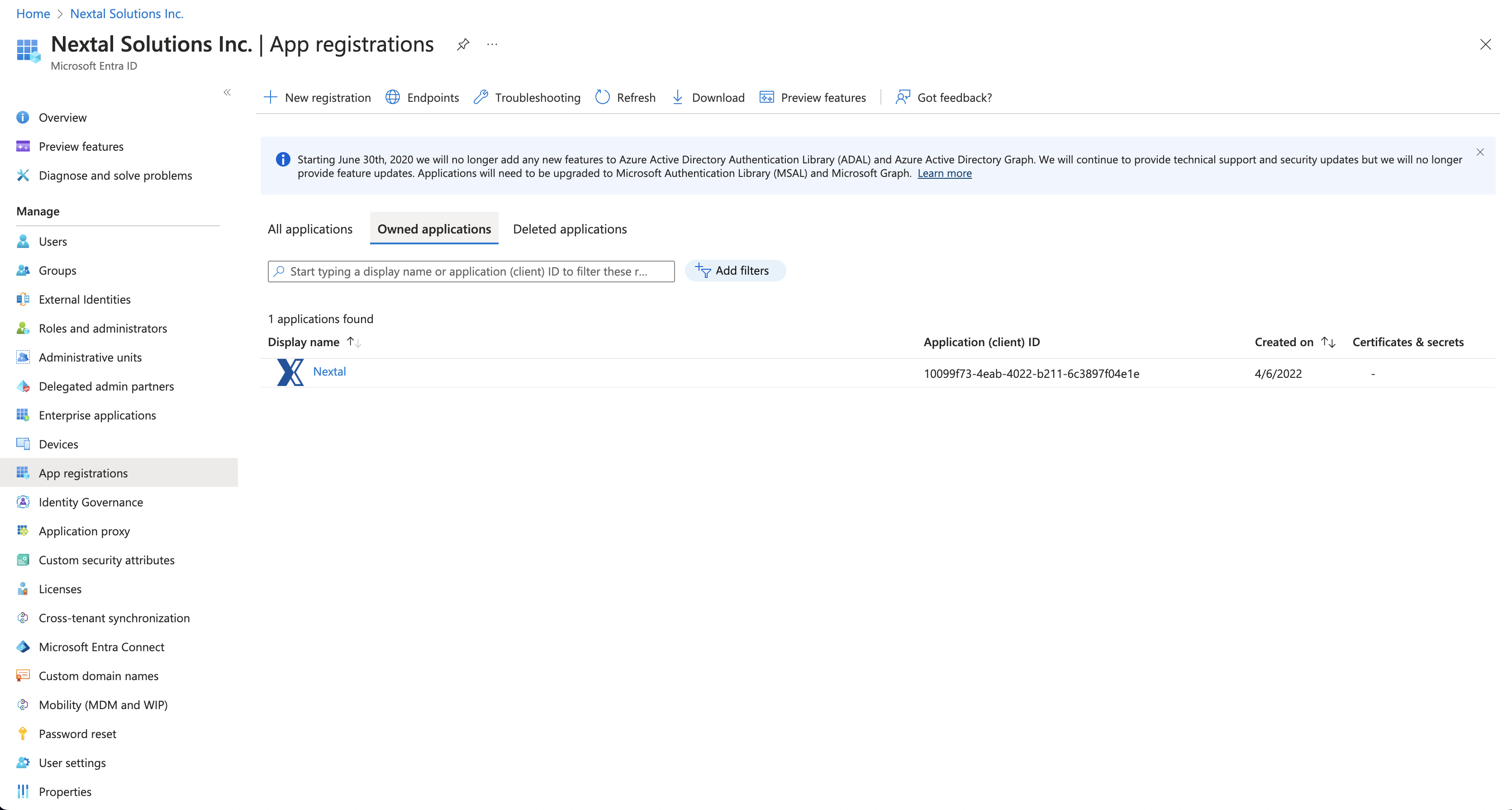 Unable To Find App Registration Microsoft Qanda
