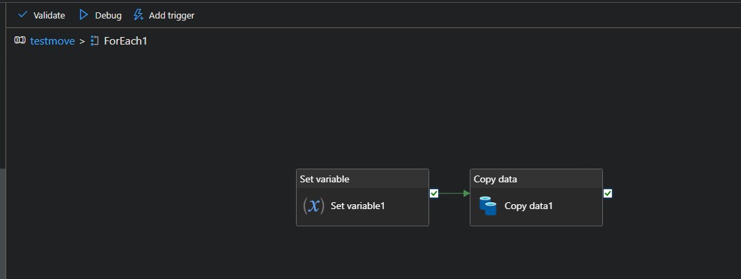 How to put a breakpoint inside a ForEach cycle in Azure Data Factory? - Microsoft Q&A