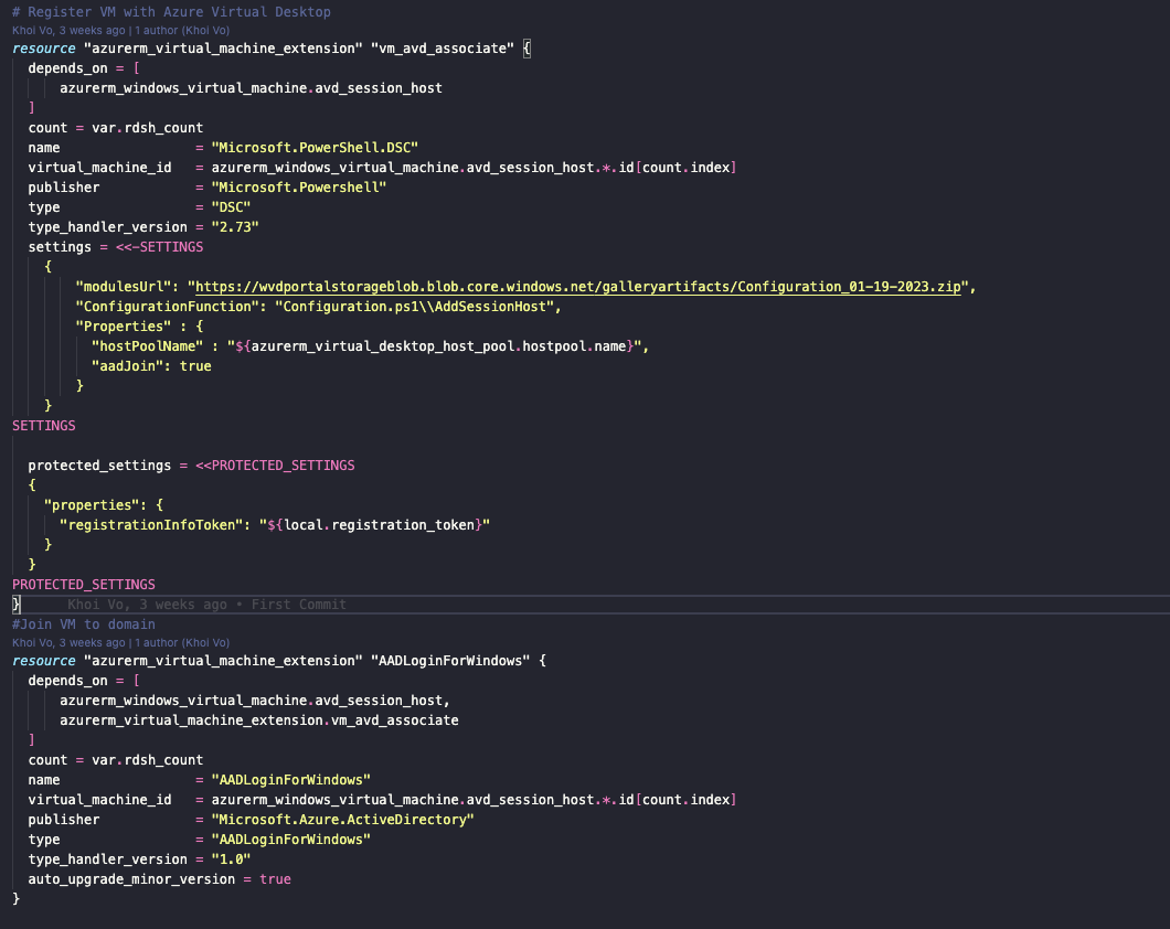 Mounting Azure File Storage To Azure Virtual Destop Session Host Using Terraform And Powershell 
