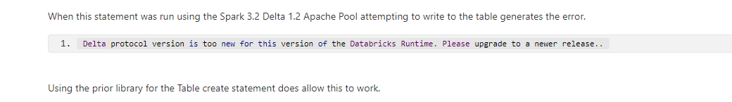 Using Delta Tables In Azure Synapse Use Across Notebooks And Data Flows Microsoft Qanda