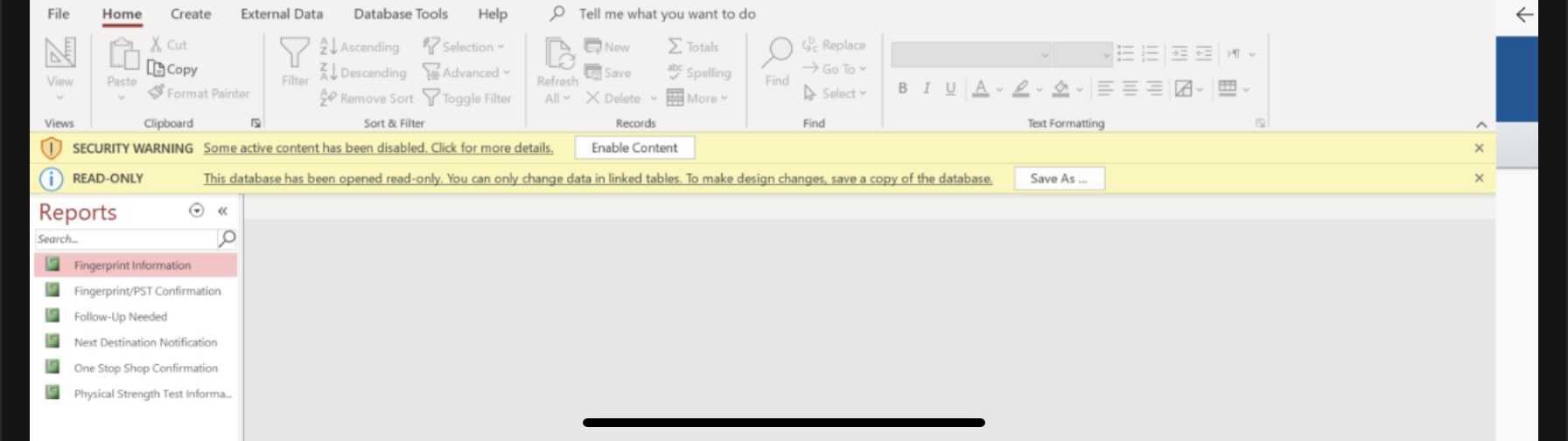 Microsoft Access Read Only Error Microsoft Qanda