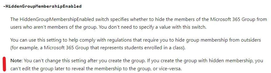 Teams hidden membership - Microsoft Q&A