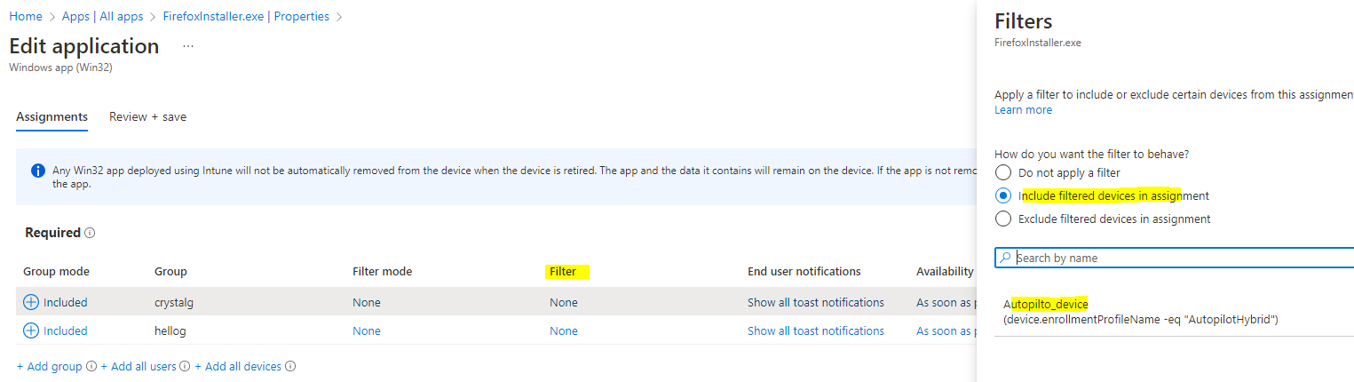 Create Dynamic User group for just AutoPilot systems? - Microsoft Q&A