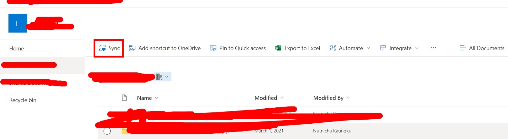 Can T Sync File Sharepoint To Onedrive Microsoft Qanda