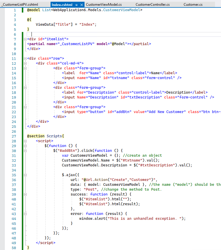 How Mvc Endpoint Can Fetch Data Without Refreshing The Page Microsoft Qanda 0280