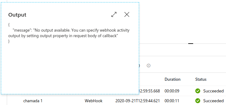 Datafactory calling an automation via webhook - Microsoft Q&A