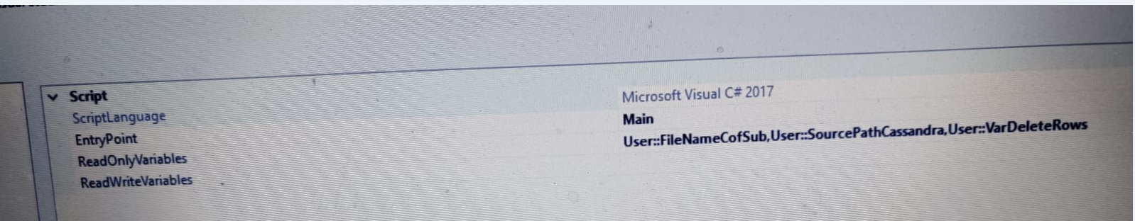 Script task to remove rows from a set of flat files using SSIS - Microsoft Q&A