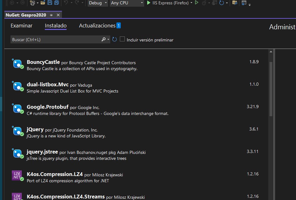 Nuget Package Manager Don T Show Installed Packages In Vs2022 But Yes In Vs2019 Microsoft Qanda