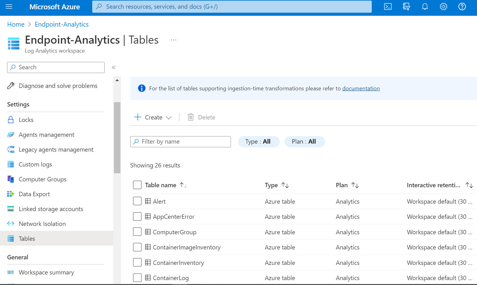 Getting Data From Endpoint Analytics E G Startup Performance Into A Log Analytics Workspace