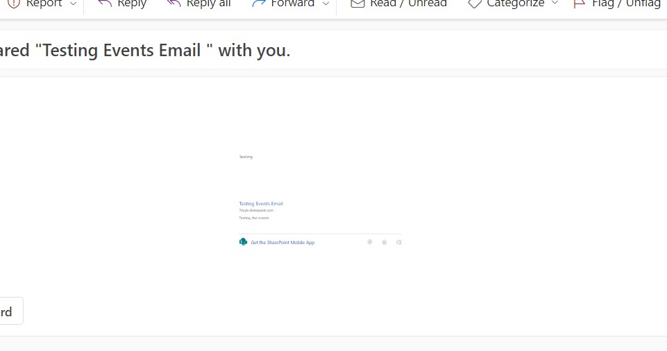 Send to Email from Events Caledar detail page - Mail Format Issue ...