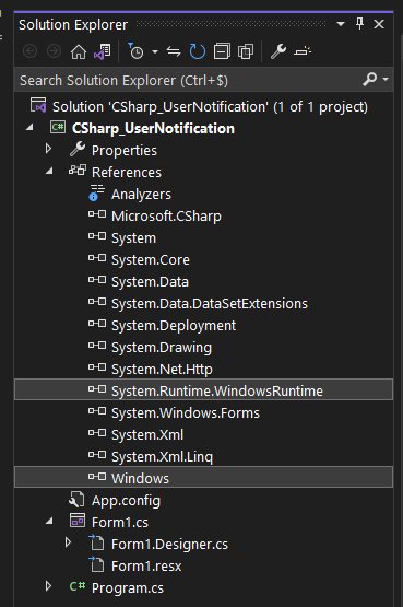 C# Get Current Notification Details | UserNotification - Microsoft Q&A