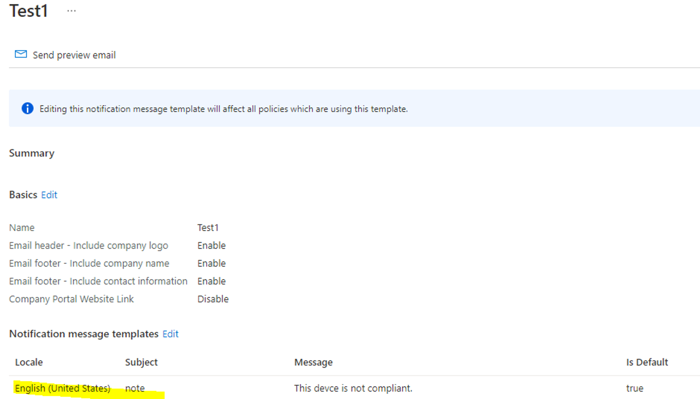 is there any placeholder to pass message and subject in graph api v1.0 ...