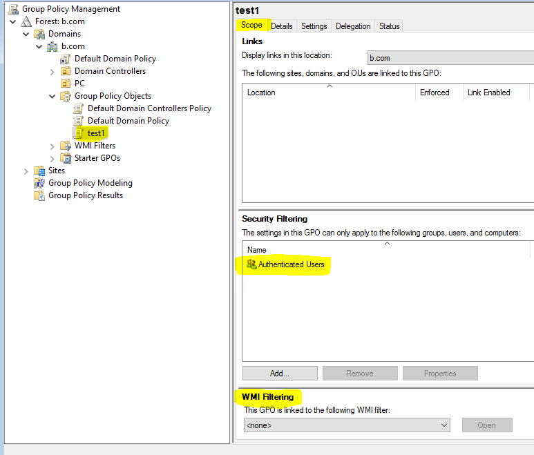 Printer Policy not working for single user profile, but works for ...