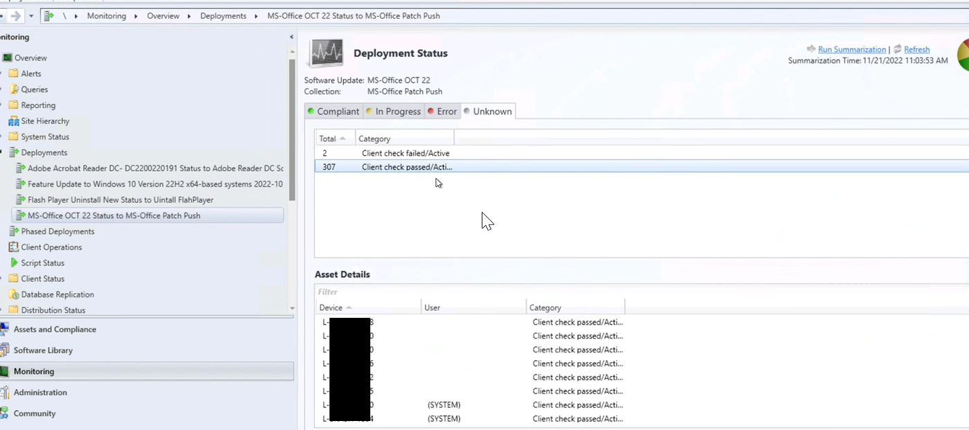 Software update deployment is stuck at unknown stage - Microsoft Q&A