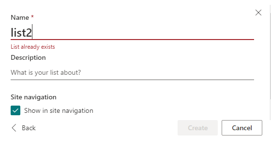 Sharepoint Site Content does not display a Sharepoint List - Microsoft Q&A