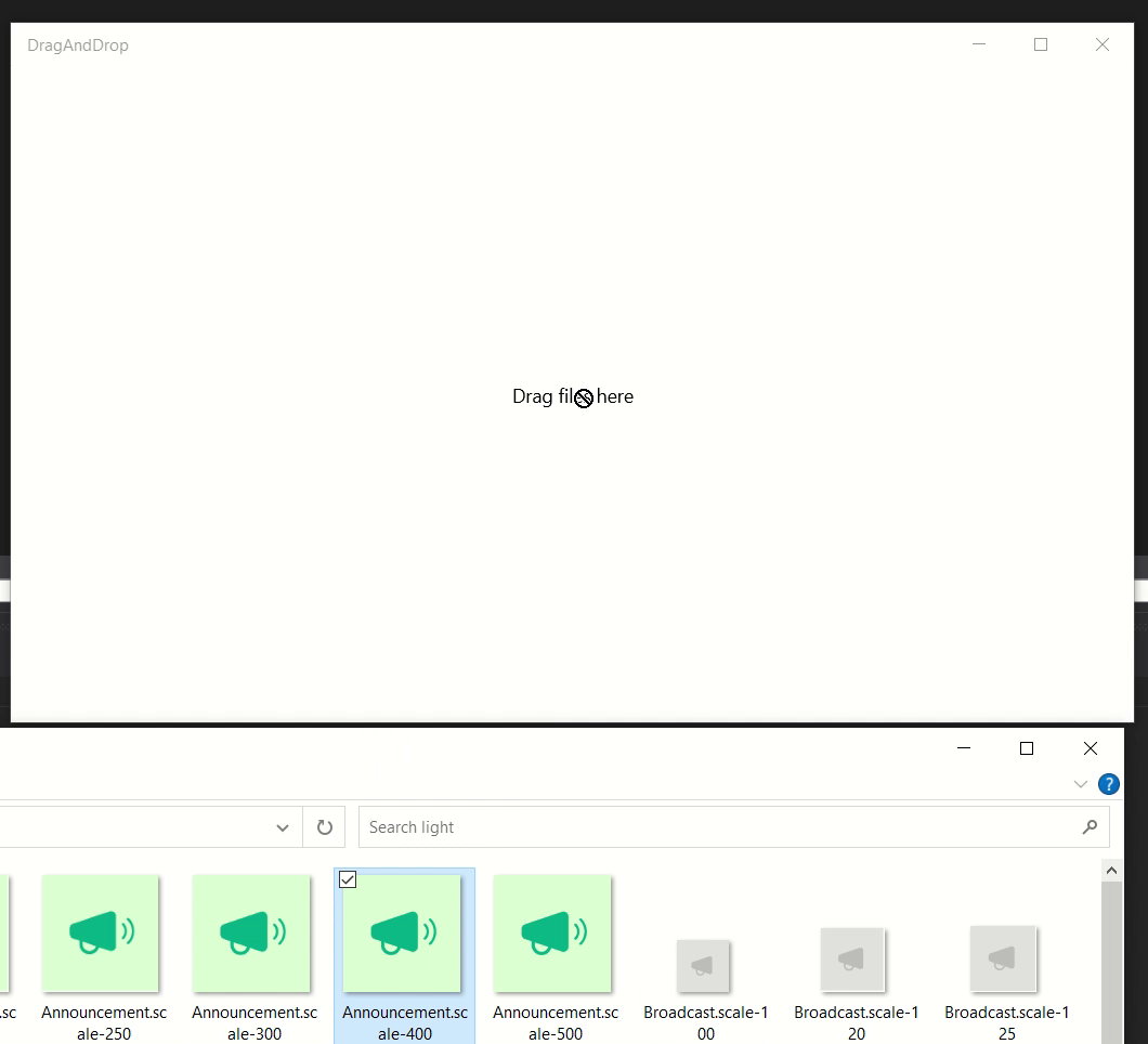 [UWP][C#] File drag and drop is not working on some devices - Microsoft Q&A