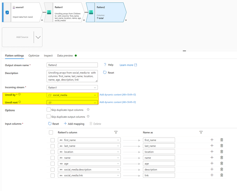 How to unroll Json and Cosmos multiple nested Arrays in a single ... How to unroll Json and Cosmos multiple nested Arrays in a single ...
