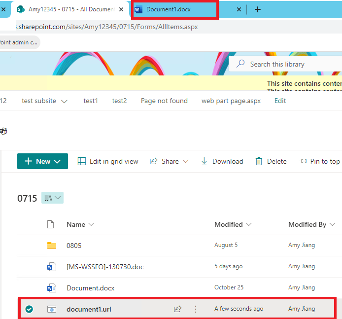 SharePoint Online: How to have link to document from another library ...