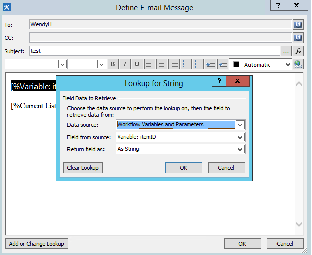 How to capture the ID of a new Sharepoint 2013 list item to include in an email crreated from SP ...