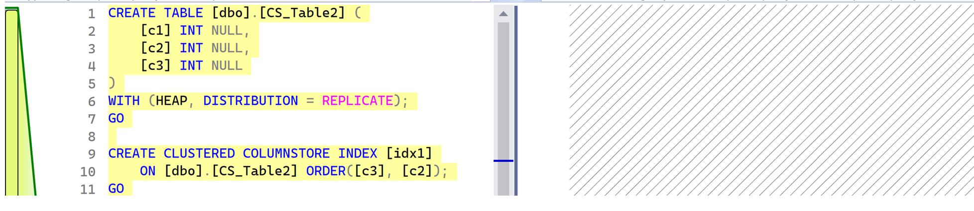 SSDT on vs2022 Does not respect ordered columnstore Indexes, neither clustered columnstore ...