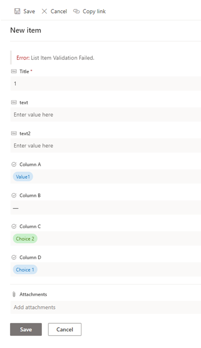 Sharepoint Validation Formula To Require Data In One Of 3 Columns Based Upon Value In Another 7362