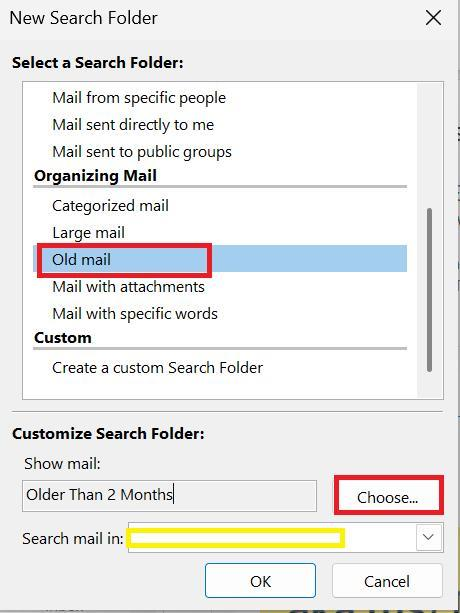 Finding older emails on Classic Outlook - Microsoft Q&A