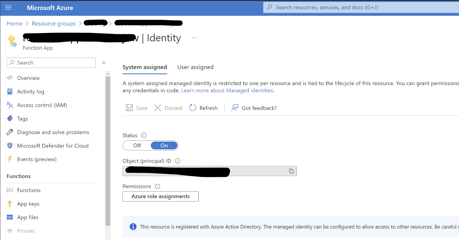 Unauthorized Error Send Message From Function App To Eventgrid With
