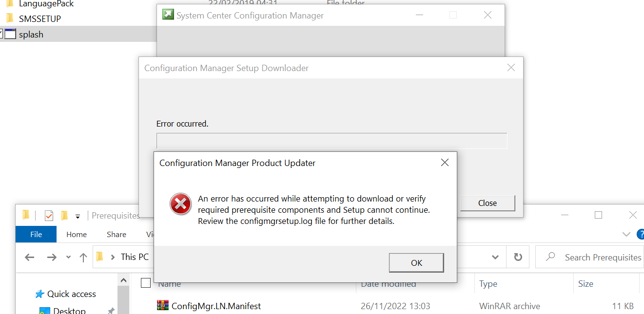 SCCM prerequisites Download - Microsoft Q&A SCCM prerequisites Download - Microsoft Q&A