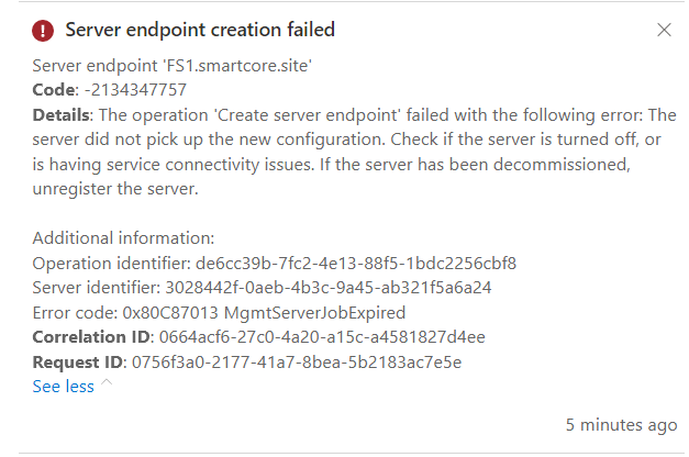 Azure File Sync Microsoft Qanda