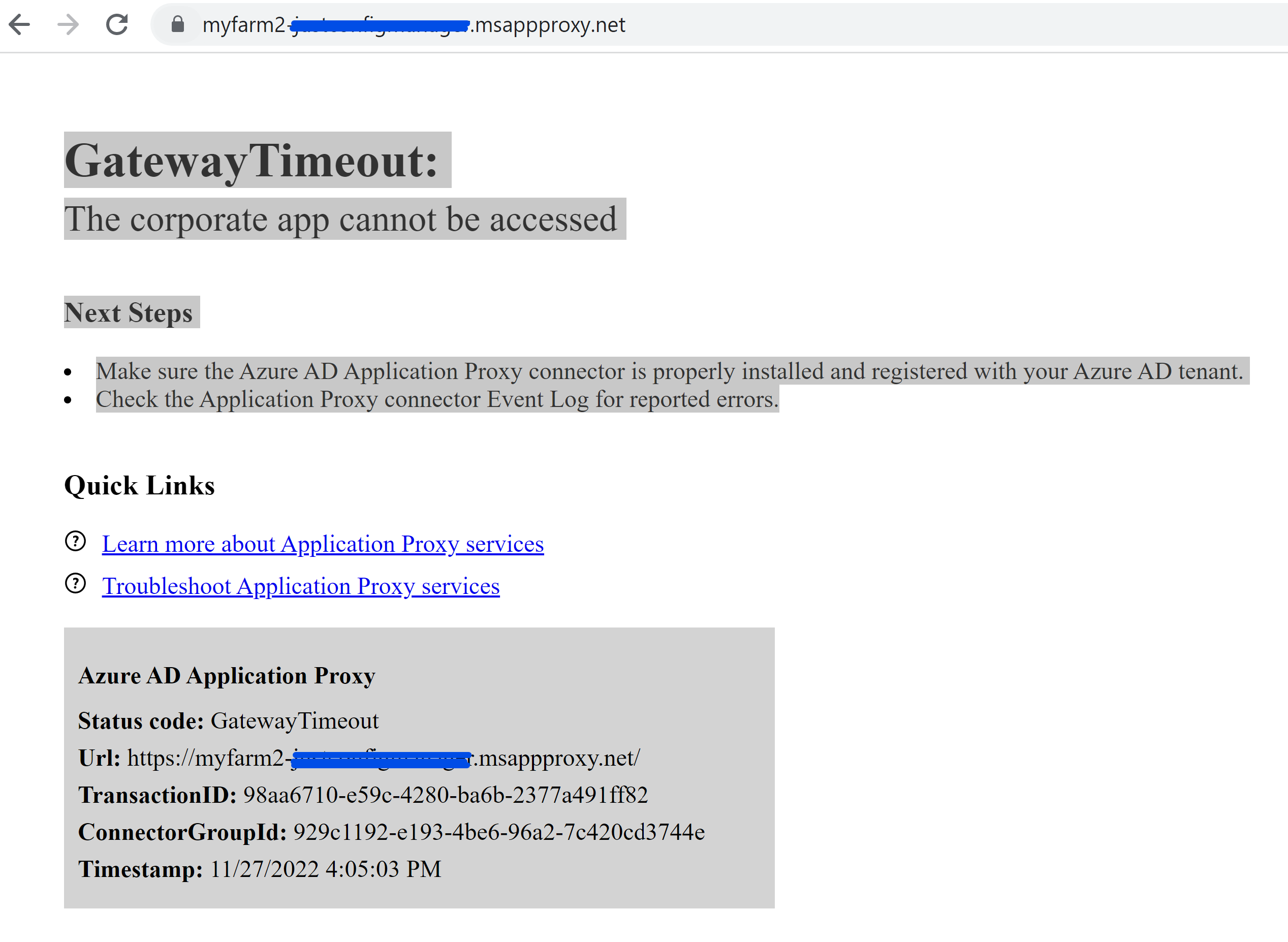 Azure Ad App Proxy Ignore Ssl Errors On Internal Webapp Microsoft Qanda 7865