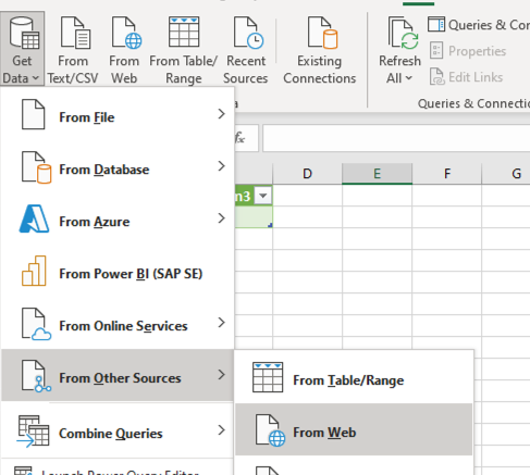 Can a web datasource return a cube in Exccel - Microsoft Q&A
