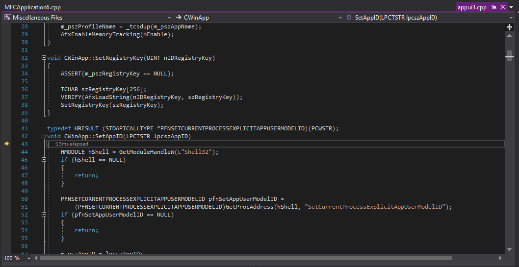 Cannot Step Into Mfc Source At Debugging Time Vs2017 Microsoft Qanda
