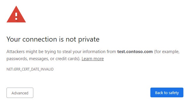 What will happen when the SSL certificate of an Azure App Service expires? - Microsoft Q&A